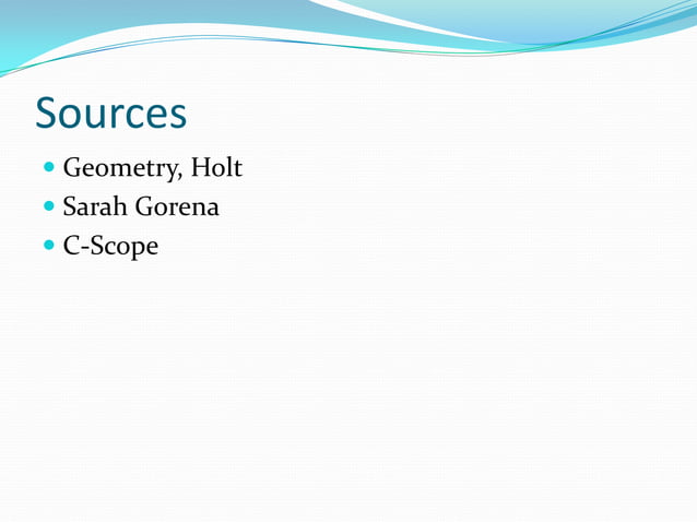 Unit 1 foundations of geometry