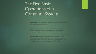 Unit1 four part basic computer organization | PPT