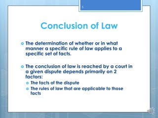 Unit 1 four part case analysis | PPTX | Law