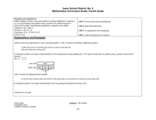 Unit 1 Fourth Grade cs 2012 2013 | PPT