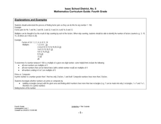 Unit 1 Fourth Grade cs 2012 2013 | PPT