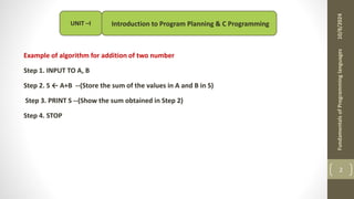 Fundamental of Programming Language UNIT-I | PDF | Programming Languages | Computing