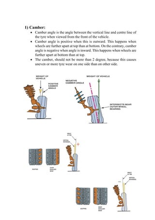 Unit 1 Front Axle & Steering System | PDF