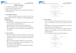 B.Sc. II (IV Sem) RDBMS & PL/SQL Unit-1 Fundamentals of DBMS | PPT