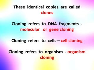 Unit 1 genetic engineering | PPTX