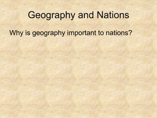 Unit 1 geography | PPT