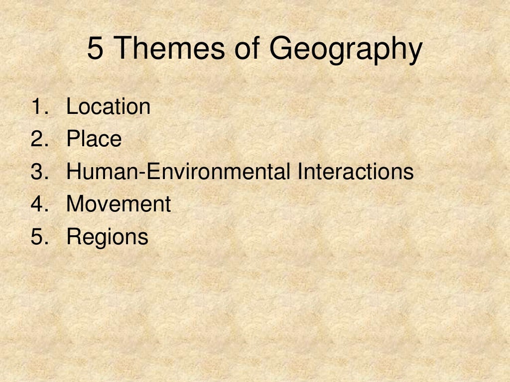 Unit 1 geography