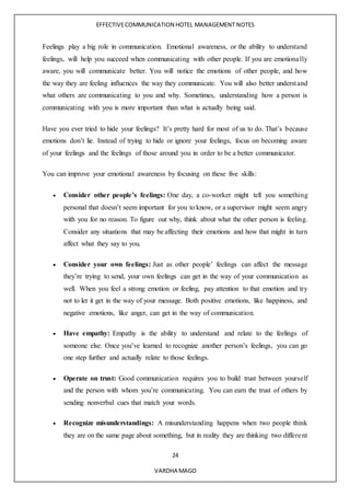 hotel management | DOCX