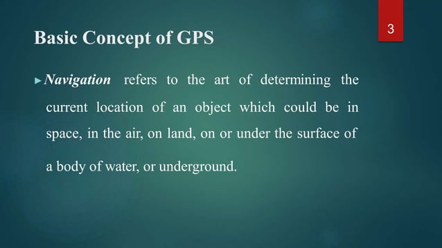 Unit1 GPS Introduction | PDF