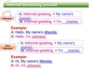 Unit 1 greeting | PPTX