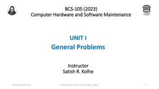 Unit 1 Hardware Problems - General Problems | PPT