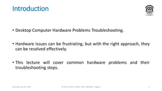 Unit 1 Hardware Problems - General Problems | PPT