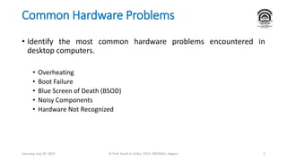 Unit 1 Hardware Problems - General Problems | PPT
