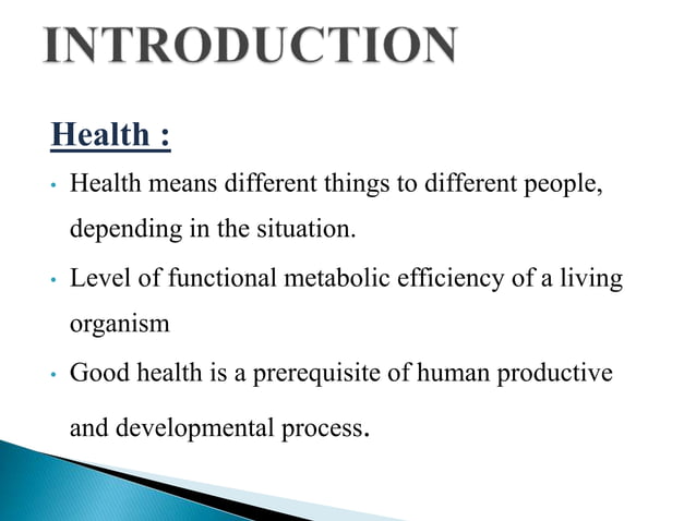 Unit 1 health and illness | PPTX