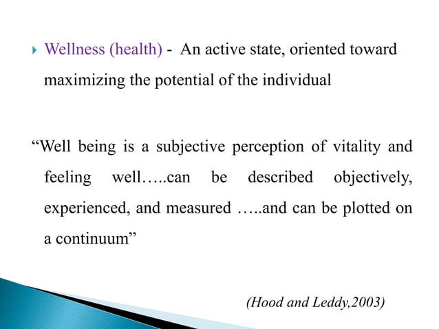 Unit 1 health and illness | PPTX