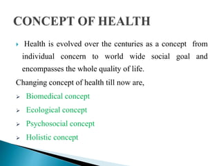 Unit 1 health and illness | PPTX