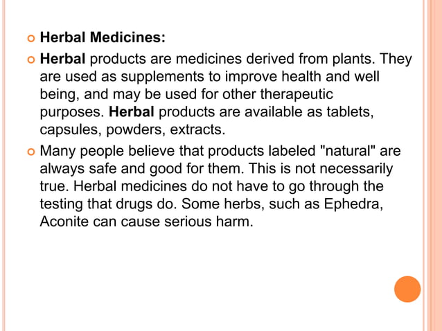 Herbal Drug Technology | PPTX
