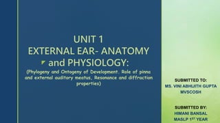 OUTER EAR MASLP | PPT