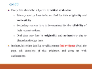 UNIT 1 HISTORY Common course, aau university | PDF