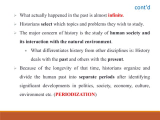 UNIT 1 HISTORY Common course, aau university | PPT