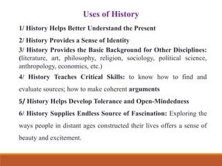 UNIT 1 HISTORY Common course, aau university | PDF