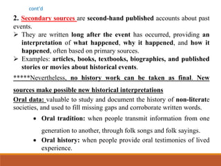 UNIT 1 HISTORY Common course, aau university | PPT