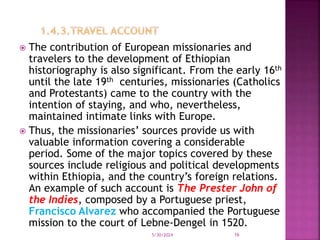 Unit 1 History of EH.pptx in the horn of Africa | PPTX