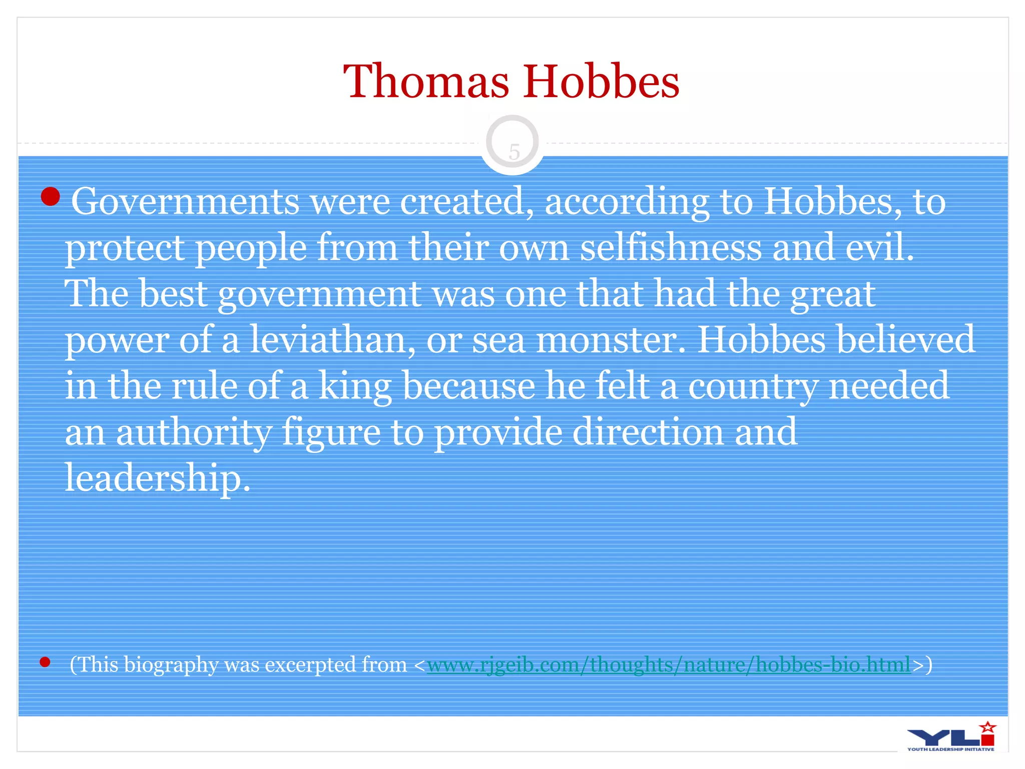 Unit 1 hobbes | PPT