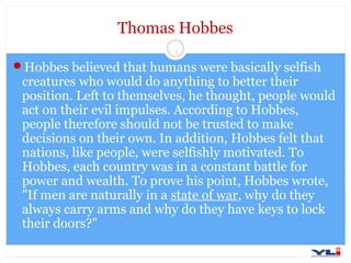 Unit 1 hobbes | PPT