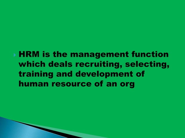 Unit 1 hrm | PPT