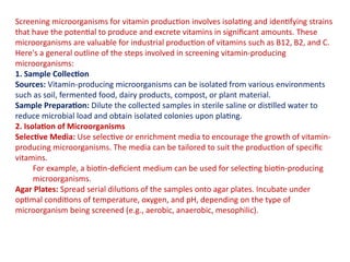Industrial Microbiology is the Branch of Science Deals with Industrial ...