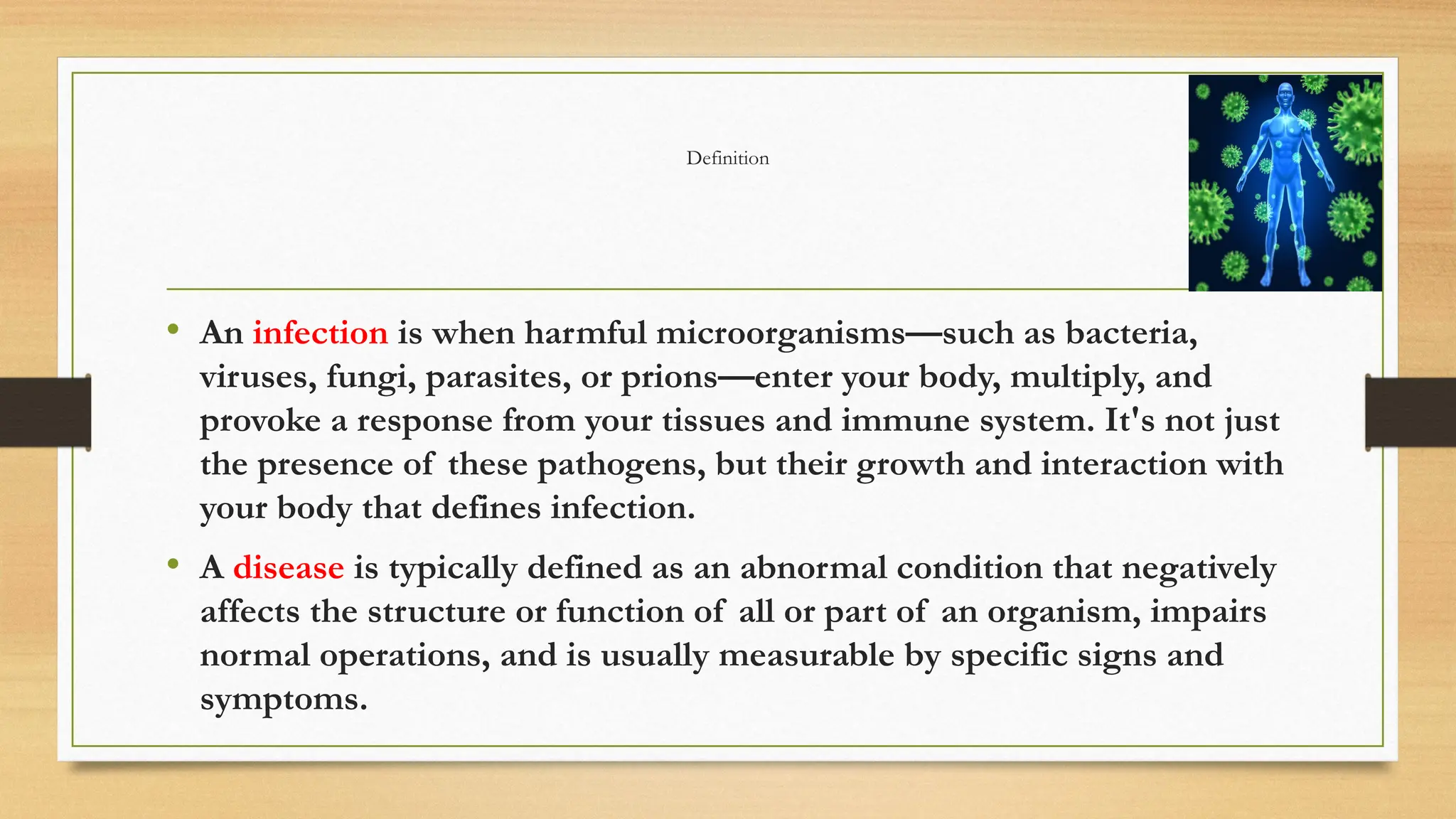 Infection - classification , source & transmission . | PPTX