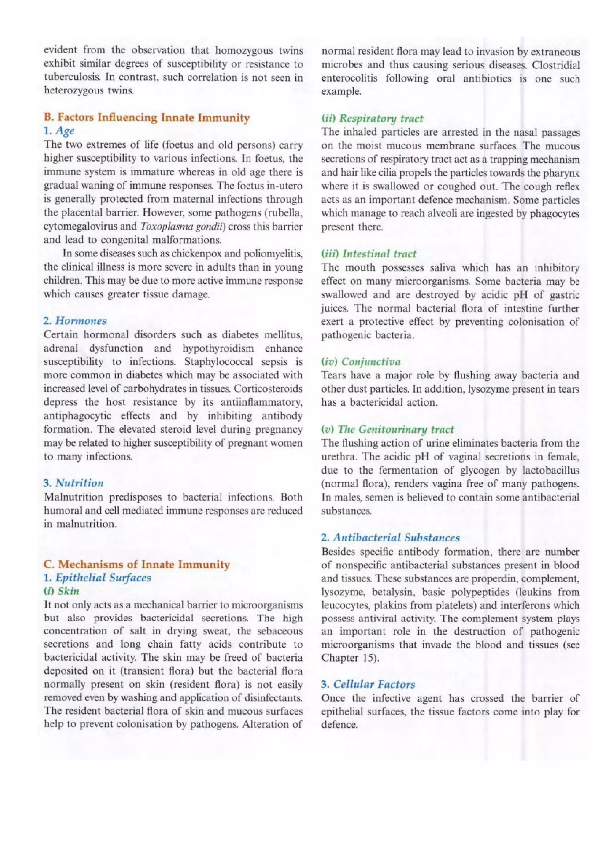 Innate immunity notes for MLT students | PDF