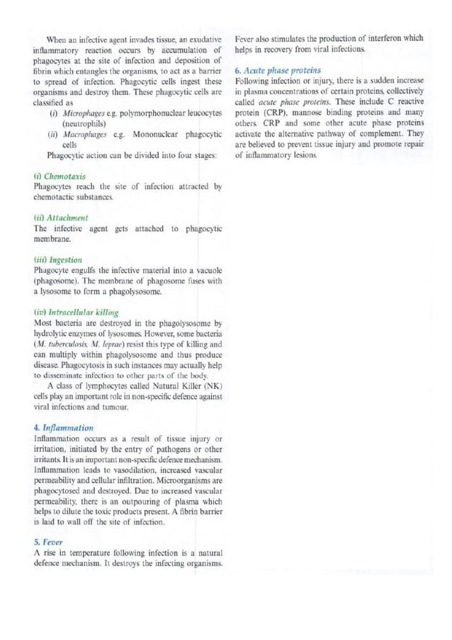 Innate immunity notes for MLT students | PDF