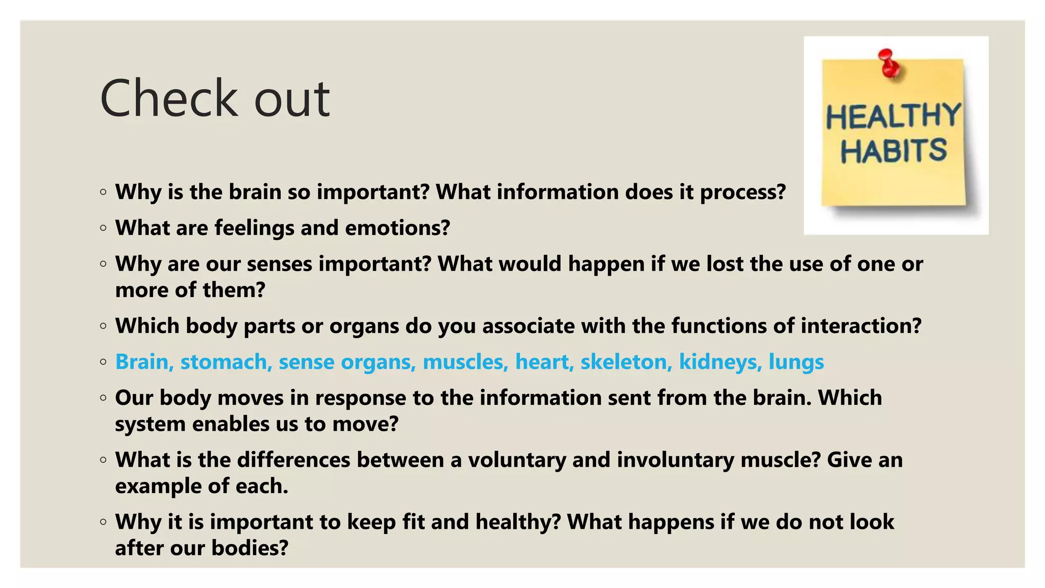 Area Natural Science: Unit 1 Interaction | PPT