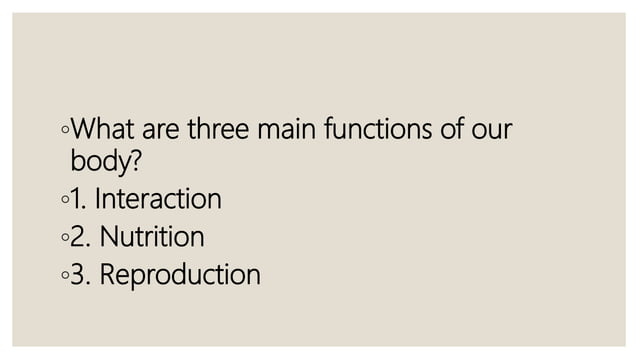 Area Natural Science: Unit 1 Interaction | PPT