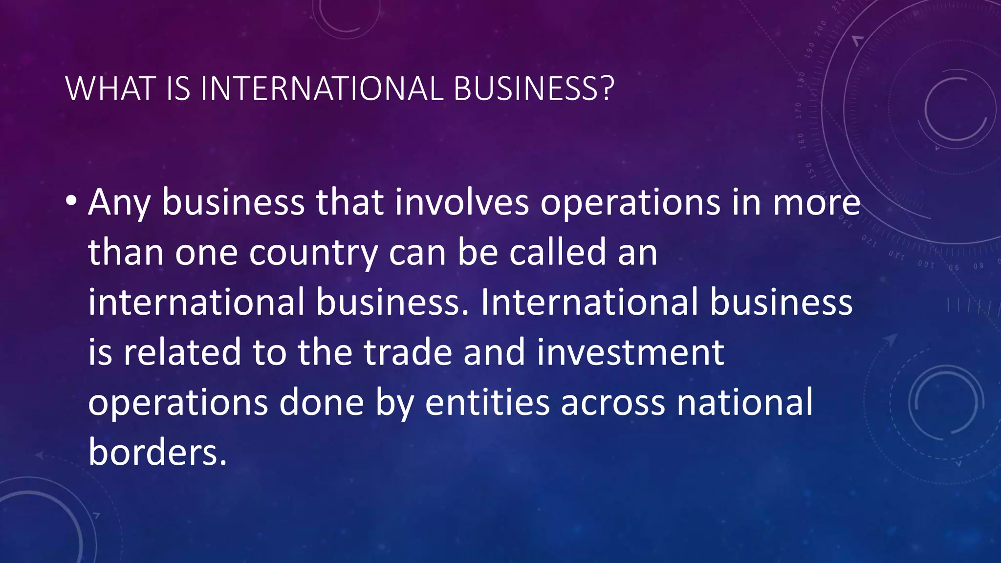 introduction: international business | PPT