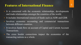 Unit 1 international finance an overview | PPTX