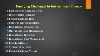 Unit 1 international finance an overview | PPTX