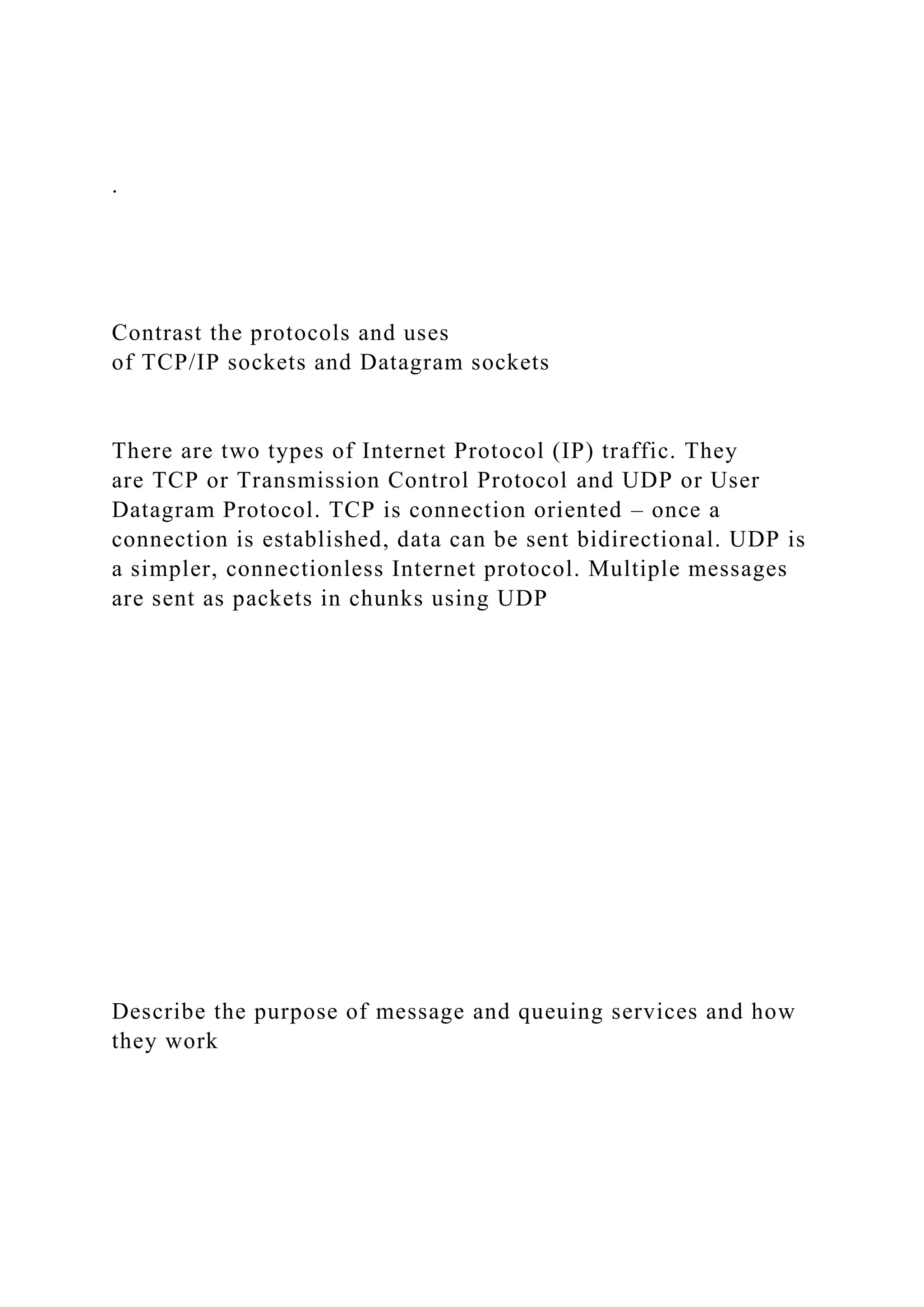 Unit 1 Intersystem CommunicationsCOP4858 PROGRAM & TECH ENH.docx