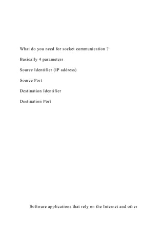Unit 1 Intersystem CommunicationsCOP4858 PROGRAM & TECH ENH.docx