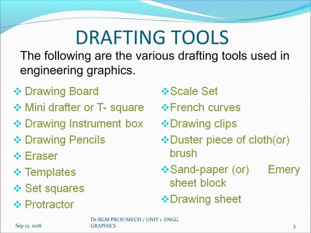 Unit 1 intro. engineering graphics | PPT