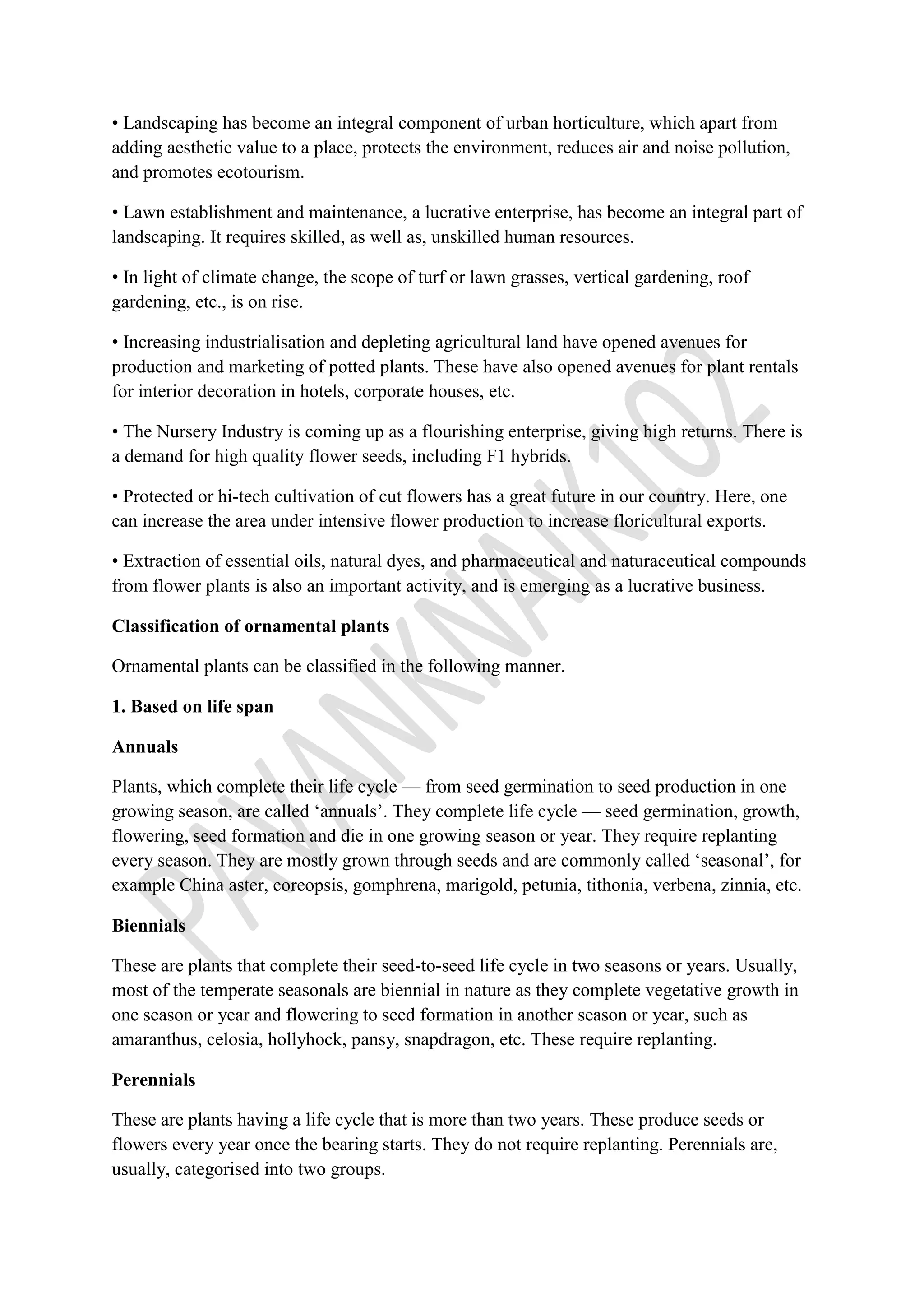 INTRODUCTION TO FLORICULTURE | PDF