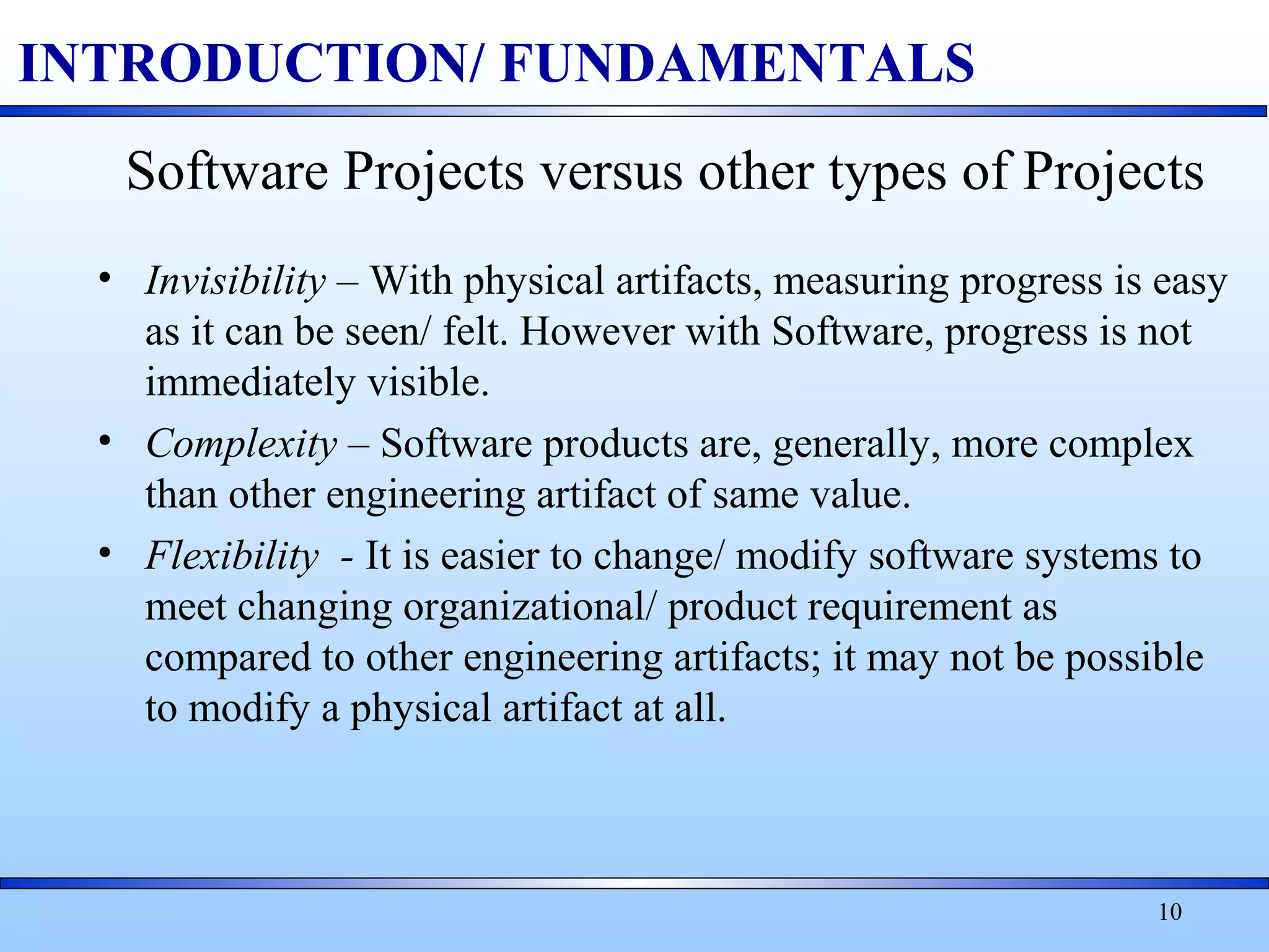 Introduction to Software Project Management | PPT