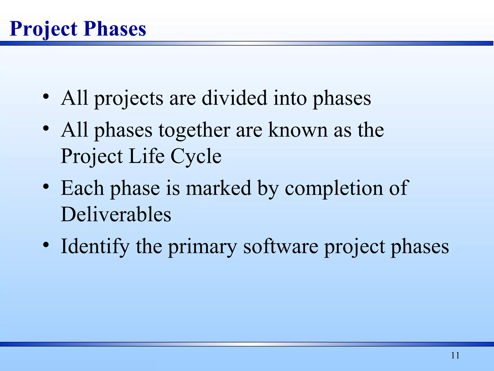 Introduction to Software Project Management | PPT