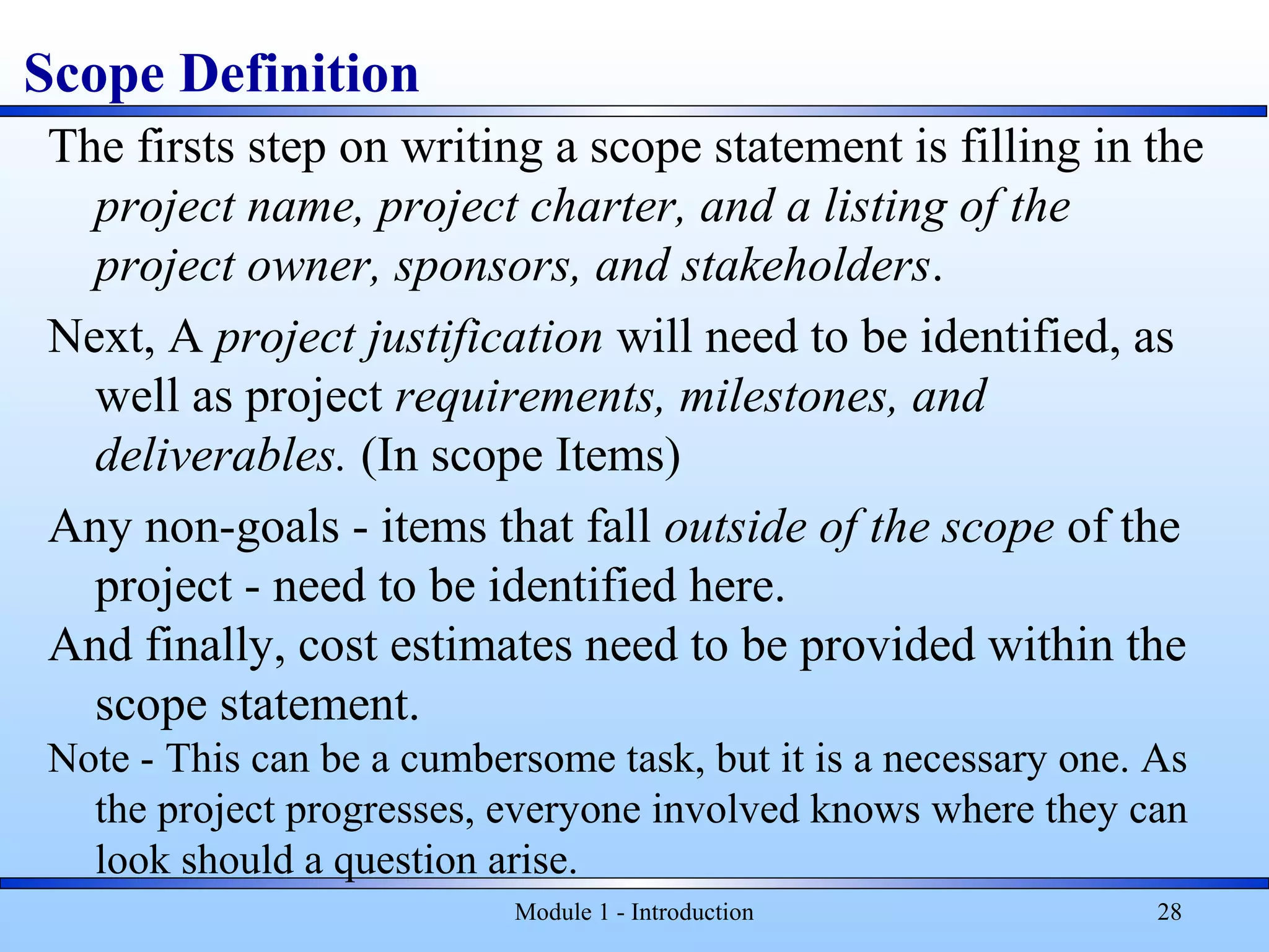 Introduction to Software Project Management | PPT