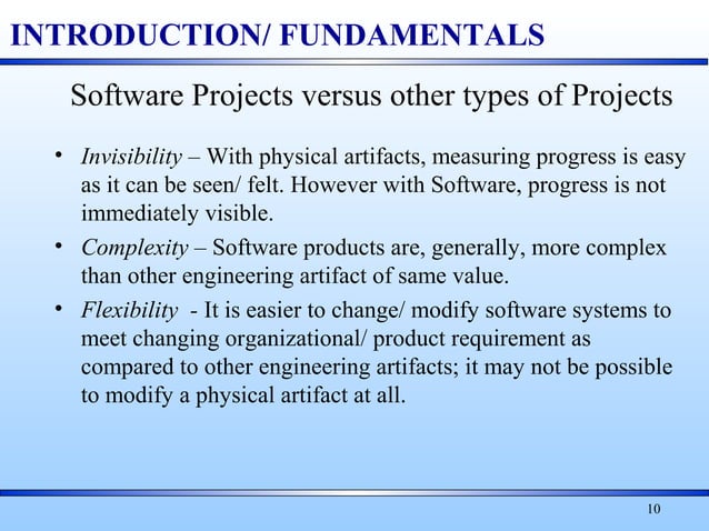 Introduction to Software Project Management | PPT | Business | Business ...