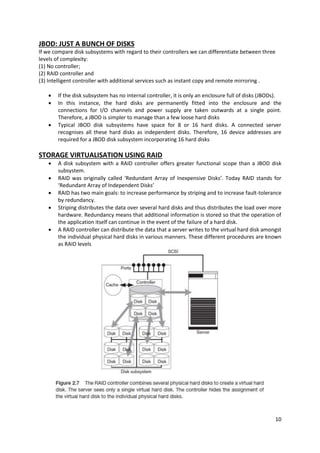Storage Area Networks Unit 1 Notes | DOCX