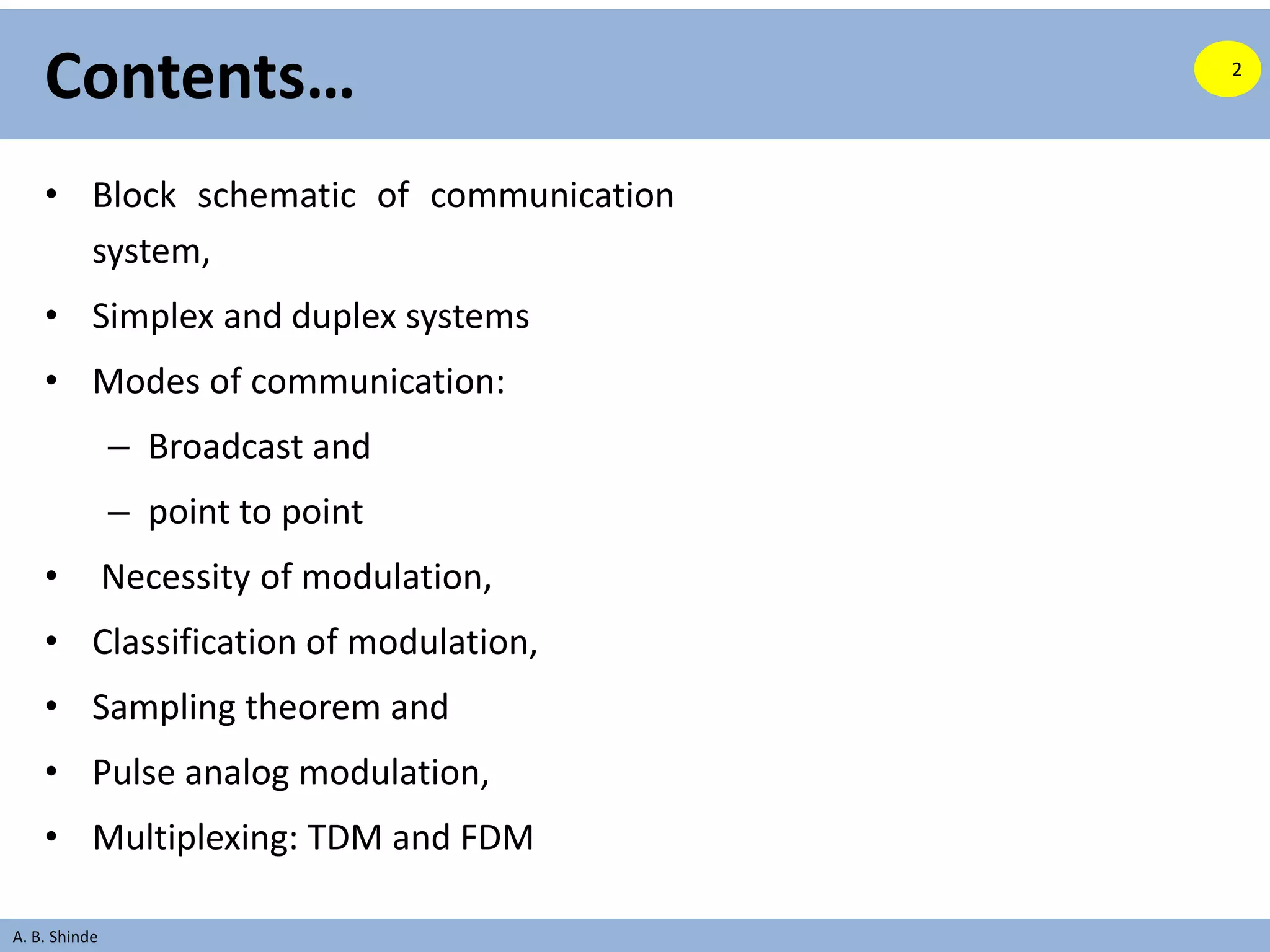 Communication System Basics | PPSX