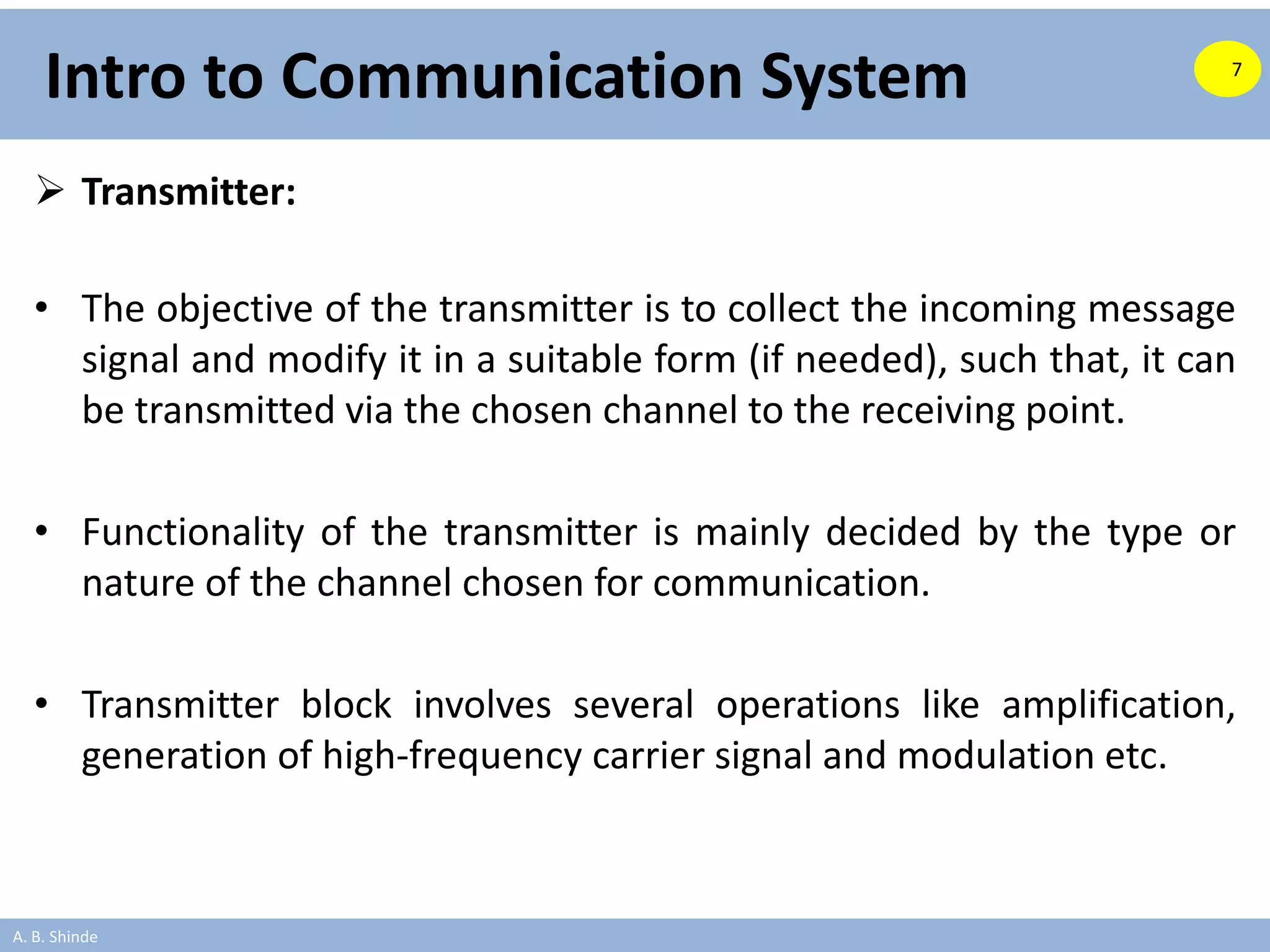 Communication System Basics | PPSX